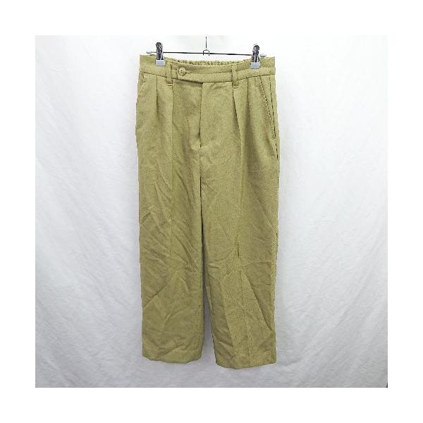 管理番号： 150703000953320250807ベースW/H付属品： 無<br>使用感あり。裾上げの形跡あり。素材： 画像参照色： グリーン系サイズ： サイズL梱包サイズ： 通常付属品： 無<br>使用感あり。...