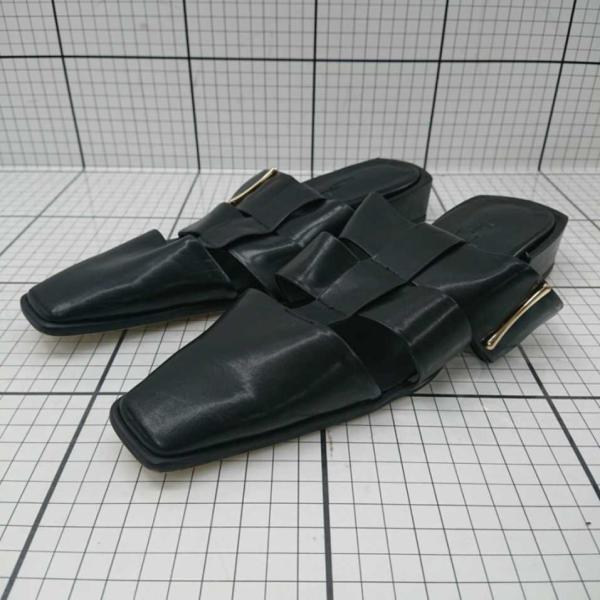 管理番号： 150825003582120251024ベースS/鈴付属品： 無<br>採寸は1cm各の格子背景で行っております。素材： /ソール色： LE TALON サンダル 黒系 LLサイズ： 0梱包サイズ： 通常付属品： ...