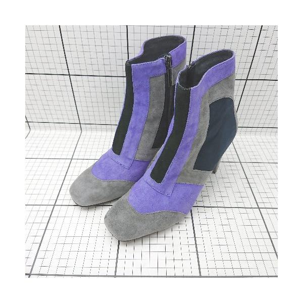 管理番号： 150826002911720250912ベースS/鈴付属品： 採寸は1cm各の格子背景で行っております。素材： スエード系/ラバー系ソール色： マルチカラーサイズ： サイズ24cm梱包サイズ： 大付属品： 採寸は1cm各の格子...