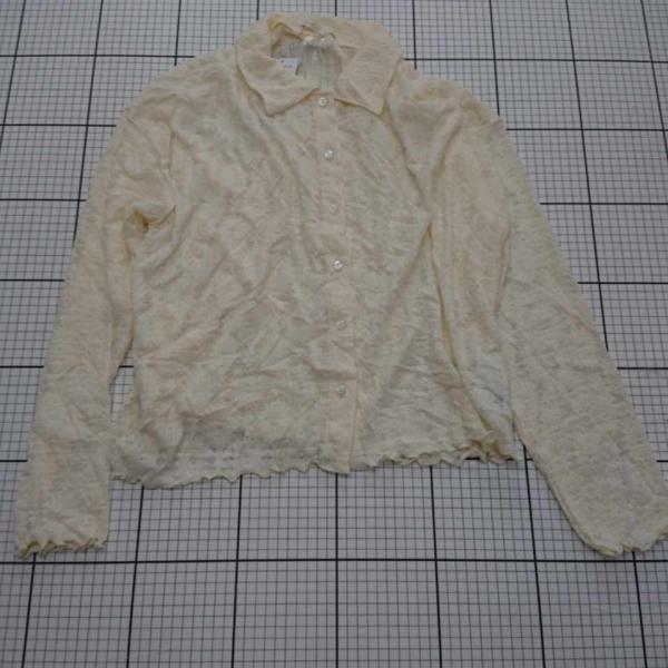 管理番号： 150919004402720260307ベースW/F付属品： 無<br>採寸は1cm各の格子背景で行っております。<br>新品タグ素材： 画像参照色： 【アンカ サポ anka sapo】レース長袖シャ...