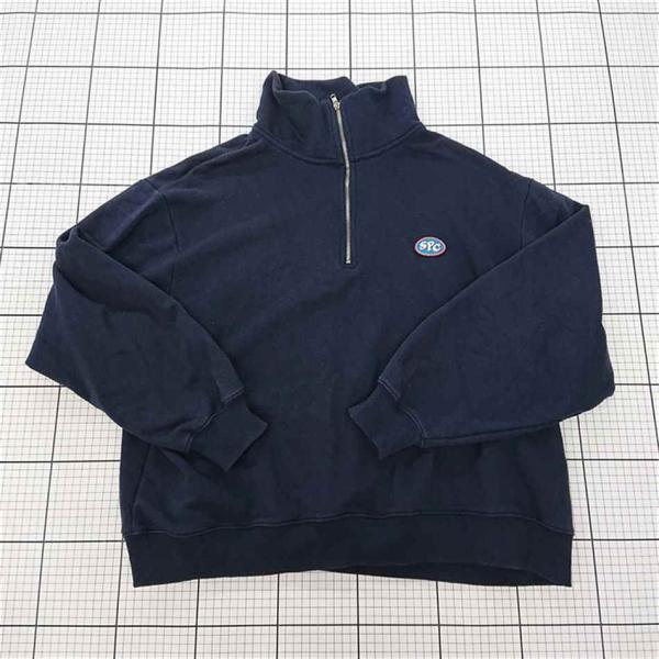 管理番号： 150930001620320251118ベースW/小付属品： 無<br>採寸はAIが1cm各の格子背景で行っております。素材： 画像参照色： スポックストア SPOC STORE REIs124 ハーフジップスウェ...