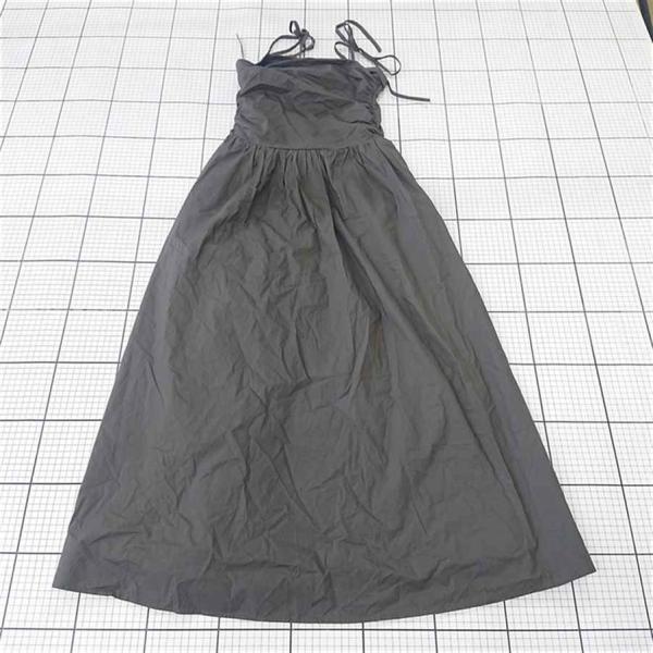 管理番号： 151024000613120251127ベースW/石付属品： 無<br>採寸はAIが1cm各の格子背景で行っております。素材： 画像参照色： アリソンブラウン ALLISON BROWN コットンキャミワンピース ...