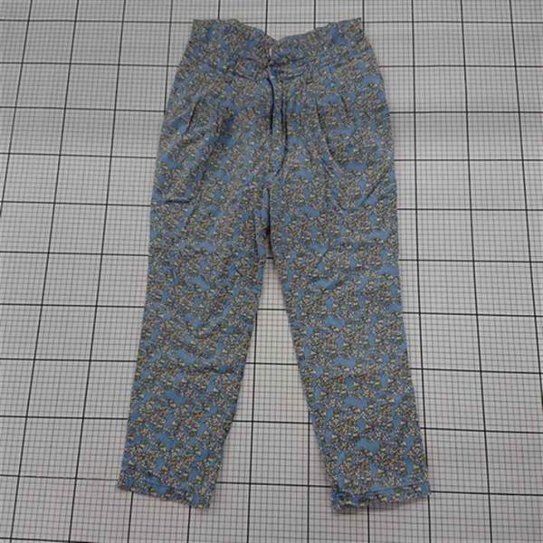 管理番号： 151029000734820251203ベースW/知付属品： 無<br>採寸はAIが1cm各の格子背景で行っております。素材： 画像参照色： ネ・ネット N?-net NE31FF616 花柄パンツ ブルー系 サイ...