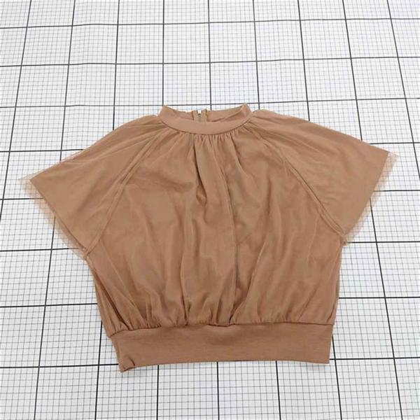 管理番号： 151029001255720251203ベースW/知付属品： 新品タグ<br>採寸はAIが1cm各の格子背景で行っております。素材： 画像参照色： &amp;g'aime アンジェム 988-64140 シアーメッ...