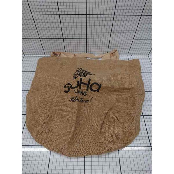 管理番号： 151110000178520251208ベースB/鈴付属品： 無<br>採寸はAIが1cm各の格子背景で行っております。素材： 色： ソハリビング SoHa Living ジュートトートバッグ ナチュラル系 レディ...