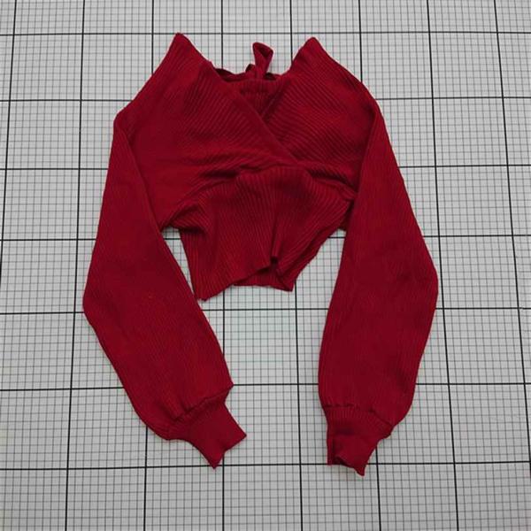 管理番号： 151111002109420260307ベースW/鈴付属品： 無<br>採寸はAIが1cm各の格子背景で行っております。素材： 画像参照色： ドゥーラドゥーラ Doula Doula GS22W018f クロップド...