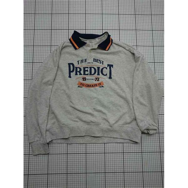 管理番号： 151111002278720260307ベースW/鈴付属品： 無<br>採寸はAIが1cm各の格子背景で行っております。<br>茶色汚れあり素材： 画像参照色： PREDICT Q20870 ロゴ入り長...