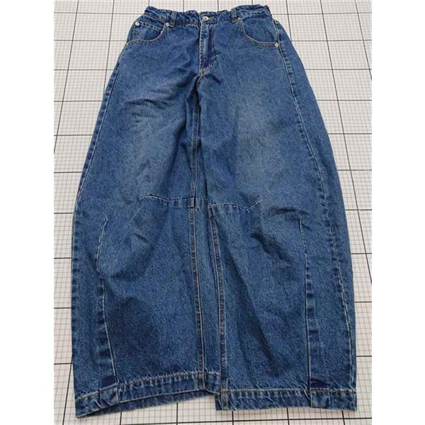 管理番号： 151111002566520260307ベースW/鈴付属品： 無<br>採寸はAIが1cm各の格子背景で行っております。素材： 画像参照色： パターントルソ pattern torso PS-00455 デニムパン...