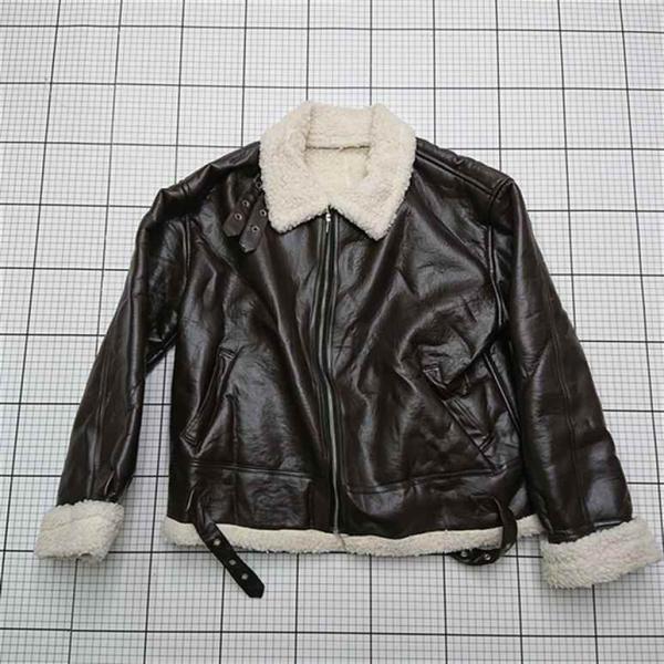 管理番号： 151111002932820251204ベースW/K付属品： 無<br>採寸はAIが1cm各の格子背景で行っております。素材： 画像参照色： ソーバー Sober SOBW2559 フェイクムートンジャケット ブラ...