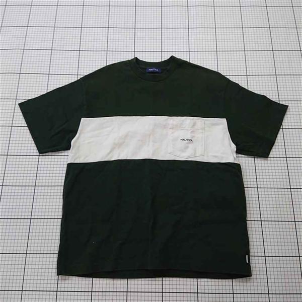 管理番号： 151112001051420260308ベースW/小付属品： 無<br>採寸はAIが1cm各の格子背景で行っております。素材： 画像参照色： ノーティカ NAUTICA 232-12123 ボーダーTシャツ メンズ...