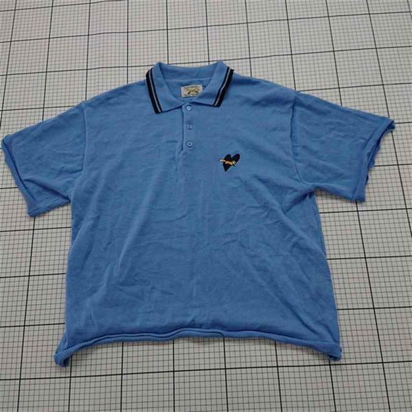 管理番号： 151112001269320260308ベースB/K付属品： 無<br>採寸はAIが1cm各の格子背景で行っております。素材： 画像参照色： ペニーズ The Fox Collection ポロシャツ Lサイズ ブ...
