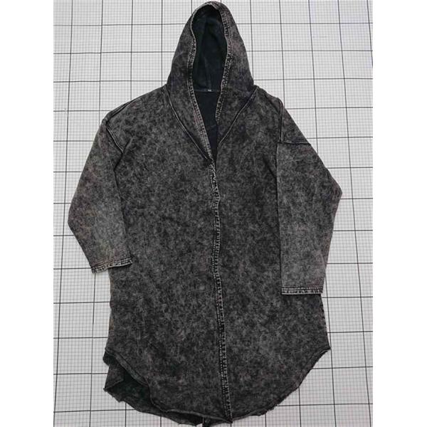 管理番号： 151201001455120260308ベースW/K付属品： 無<br>採寸はAIが1cm各の格子背景で行っております。素材： 画像参照色： ローフ loef 790240-2750C フーデッドコート ブラック系...