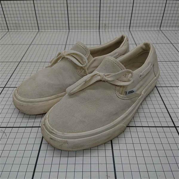 管理番号： 151201001547320260308ベースS/K付属品： 無<br>採寸はAIが1cm各の格子背景で行っております。薄汚れあり素材： /ソール色： バンズ VANS V196CF SUEDE スエードスニーカー...