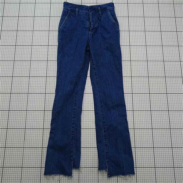 管理番号： 151202002749720260308ベースW/鈴付属品： 無<br>採寸はAIが1cm各の格子背景で行っております。素材： 画像参照色： ファイブアンドハーフ 5 1/2 デニムパンツ ジーンズ 26 インディ...