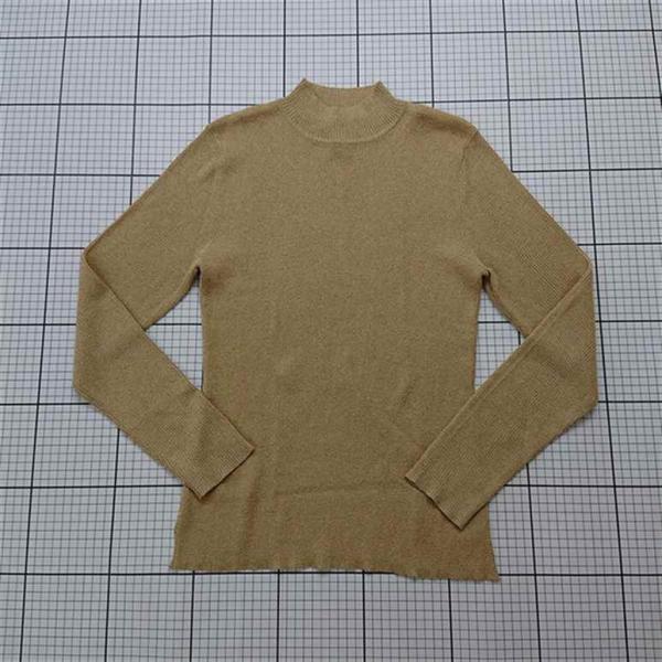 管理番号： 151210000055620260308ベースB/K付属品： 無<br>採寸はAIが1cm各の格子背景で行っております。素材： 画像参照色： ラファエラ Rafaella シルク混ゴールド系リブニットハイネックセー...