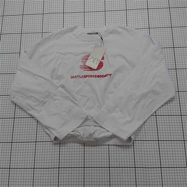 管理番号： 151210000158420260308ベースW/小付属品： 新品タグ<br>採寸はAIが1cm各の格子背景で行っております。素材： 画像参照色： ザラ ZARA SEATTLE SPORTS SOCIETY ロゴ...