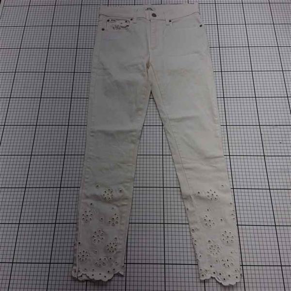 管理番号： 151219000432820260308ベースB/K付属品： 無<br>採寸はAIが1cm各の格子背景で行っております。素材： 画像参照色： ポロ ラルフローレン Polo Ralph Lauren レース装飾ホワ...