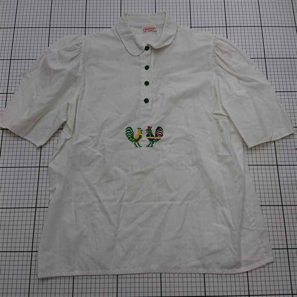 管理番号： 151219001174620260308ベースB/K付属品： 無<br>採寸はAIが1cm各の格子背景で行っております。素材： 画像参照色： スポートアリム SPORTALM KITZB?HEL 刺繍入り半袖ポロシ...