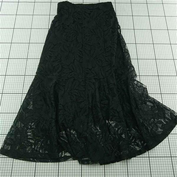 管理番号： 151219001524920260308ベースB/K付属品： 無<br>採寸はAIが1cm各の格子背景で行っております。素材： 画像参照色： ローカルエルフ LOCAL ELF 1974 レースロングスカート ブラ...