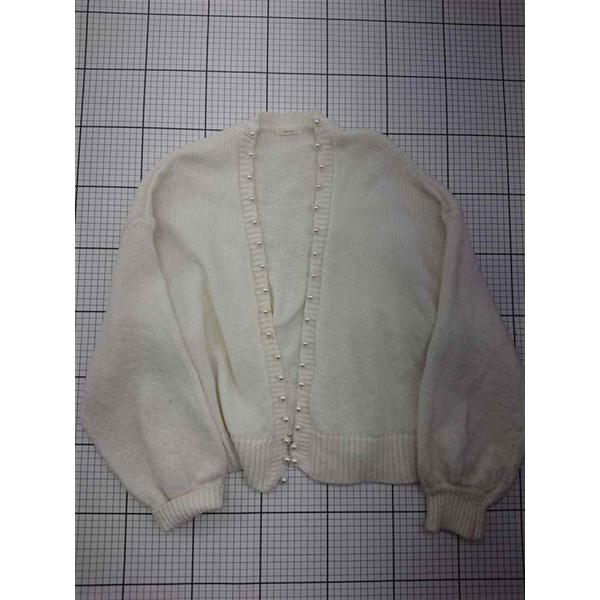 管理番号： 151219001550820260308ベースB/K付属品： 無<br>採寸はAIが1cm各の格子背景で行っております。素材： 画像参照色： アプレジュール apr?s jour AJ961512BW パールボタン...