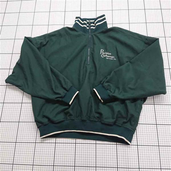 管理番号： 151222002174520260308ベースB/K付属品： 無<br>採寸はAIが1cm各の格子背景で行っております。素材： 画像参照色： ジャバ JaVa ハーフジップ トラックジャケット グリーン系 メンズ ...