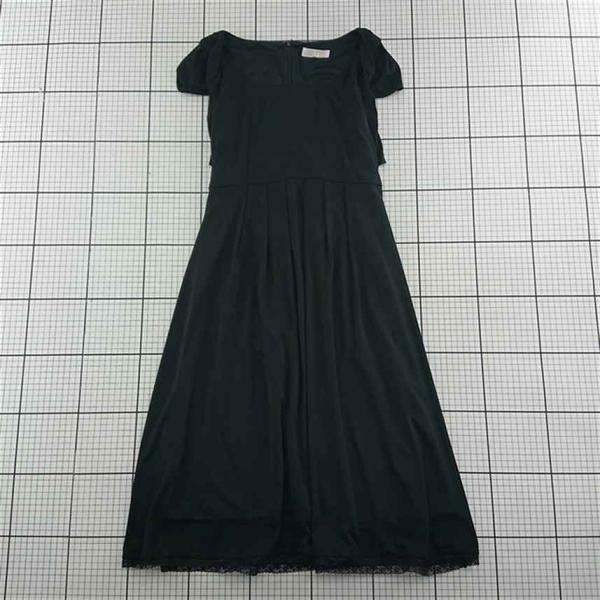 管理番号： 151222006043020260320ベースB/K付属品： 無<br>採寸はAIが1cm各の格子背景で行っております。素材： 画像参照色： クミキョク KUMIKYOKU PRIER ワンピース ブラック系 サイ...