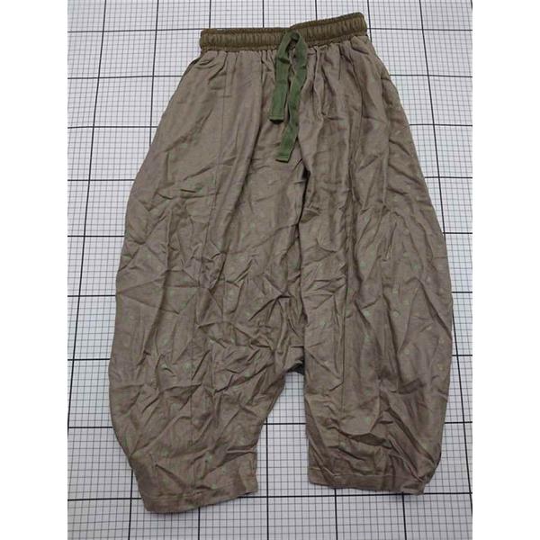 管理番号： 151222006513820260320ベースB/K付属品： 無<br>採寸はAIが1cm各の格子背景で行っております。素材： 画像参照色： ポルポ POLPO ドット柄サルエルパンツ カーキ系 フリーサイズ レデ...