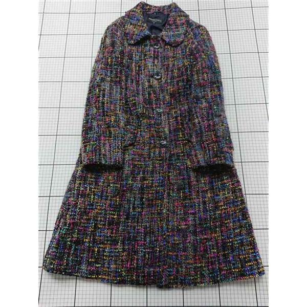 管理番号： 151222007290720260320ベースB/K付属品： 無<br>採寸はAIが1cm各の格子背景で行っております。素材： 画像参照色： アントニオ・フスコ ANTONIO FUSCO ツイードコート 42 マ...
