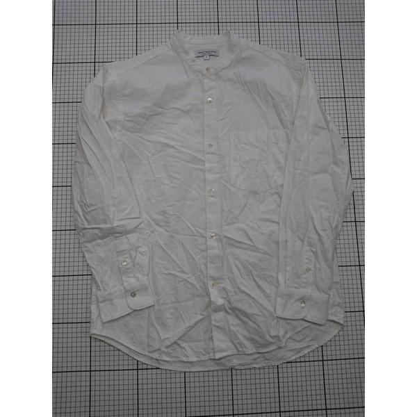 管理番号： 151222007624020260320ベースB/K付属品： 無<br>採寸はAIが1cm各の格子背景で行っております。素材： 画像参照色： アーバンリサーチ URBAN RESEARCH バンドカラーシャツ UR...
