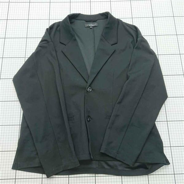 管理番号： 160107000296420260320ベースB/K付属品： 無<br>採寸はAIが1cm各の格子背景で行っております。素材： 画像参照色： ベンス Bens テーラードジャケット ブラック系 Mサイズ メンズサイ...