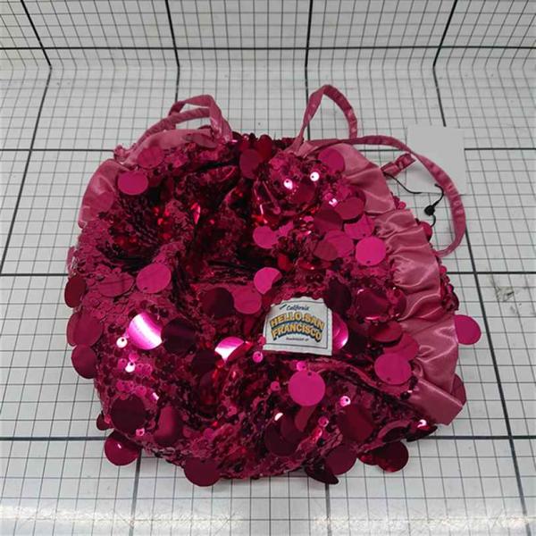 管理番号： 160107000537820260320ベースB/K付属品： 無<br>採寸はAIが1cm各の格子背景で行っております。素材： 画像参照色： ハローサンフランシスコ HELLO SAN FRANCISCO スパンコ...