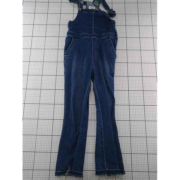 管理番号： 160107001587220260320ベースB/K付属品： 無<br>採寸はAIが1cm各の格子背景で行っております。素材： 画像参照色： レ・デニム LEBE IENA デニムオーバーオール 36 レディースサ...