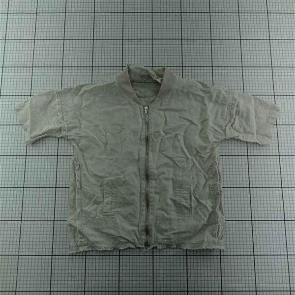 管理番号： 160115000460420260320ベースB/K付属品： 無<br>採寸はAIが1cm各の格子背景で行っております。<br>やや汚れあり素材： 画像参照色： ブション Bouchon リネン混ジップ...