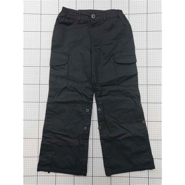 管理番号： 160115002455820260320ベースB/K付属品： 無<br>採寸はAIが1cm各の格子背景で行っております。素材： 画像参照色： ウナパルテ UNA PARTE カーゴパンツ ブラック系 40 レディー...