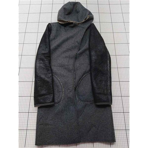 管理番号： 160115002989820260320ベースB/K付属品： 無<br>採寸はAIが1cm各の格子背景で行っております。素材： 画像参照色： モデーヌミレ moderne MLLE フーデッドコート 40サイズ グ...