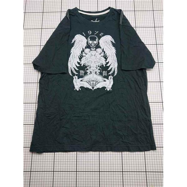 管理番号： 160224000639320260320ベースB/K付属品： 無<br>採寸はAIが1cm各の格子背景で行っております。素材： 画像参照色： マークエコー Marc Ecko 1972 スカルプリントTシャツ XL...