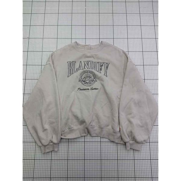 管理番号： 160224000699720260320ベースB/K付属品： 無<br>採寸はAIが1cm各の格子背景で行っております。素材： 画像参照色： ジャバ Java BLANDIFY スウェット トレーナー ベージュ系 ...