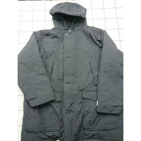 管理番号： 160302001119420260320ベースB/K付属品： 無<br>採寸はAIが1cm各の格子背景で行っております。素材： 画像参照色： ジャバ JaVa フード付き中綿コート XLサイズ ブラック系 メンズサ...