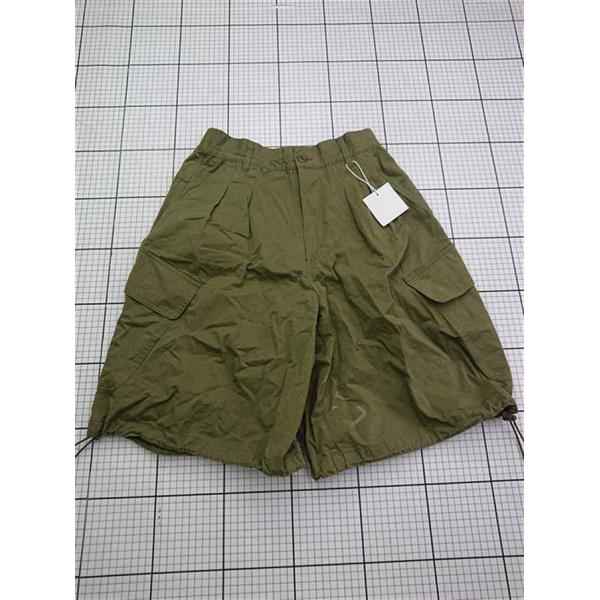 管理番号： 160302001343320260320ベースB/K付属品： 無<br>採寸はAIが1cm各の格子背景で行っております。素材： 画像参照色： フォルクシー forky. FOsp157 カーゴショートパンツ カーキ...