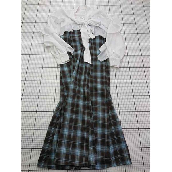 管理番号： 160309003136820260409ベースB/K付属品： 無<br>採寸はAIが1cm各の格子背景で行っております。素材： 画像参照色： アプレジュール apr?s jour AJ070009B0 チェック切替...
