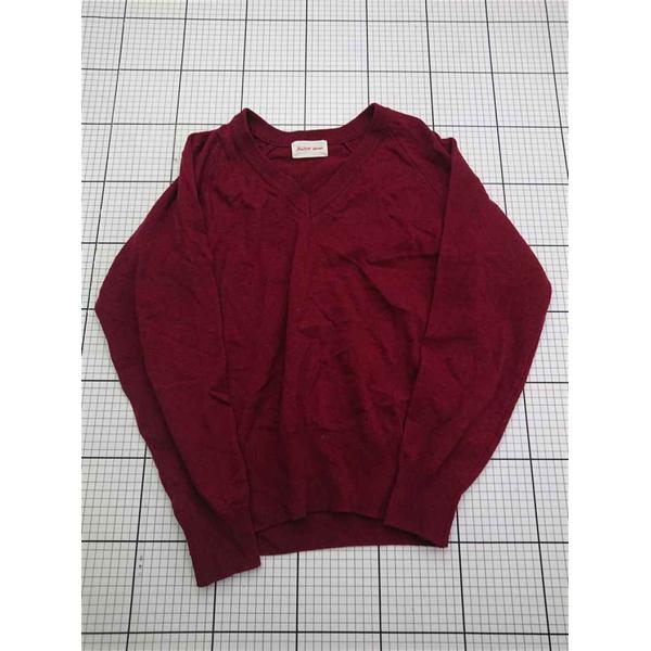 管理番号： 160316000447620260407ベースB/K付属品： 無<br>採寸はAIが1cm各の格子背景で行っております。素材： 画像参照色： アリソンブラウン ALLISON BROWN Vネックニットセーター F...