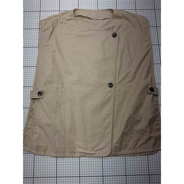 管理番号： 160316001159720260408ベースB/K付属品： 無<br>採寸はAIが1cm各の格子背景で行っております。素材： 画像参照色： クラシカルエルフ clair apr?s ベージュ系 ポンチョ風ベスト ...
