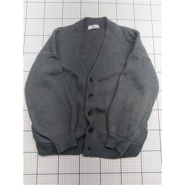 管理番号： 160323002995820260414ベースB/K付属品： 無<br>採寸はAIが1cm各の格子背景で行っております。素材： 画像参照色： ルーズ Loose Looz109 カーディガン チャコールグレー Mサ...