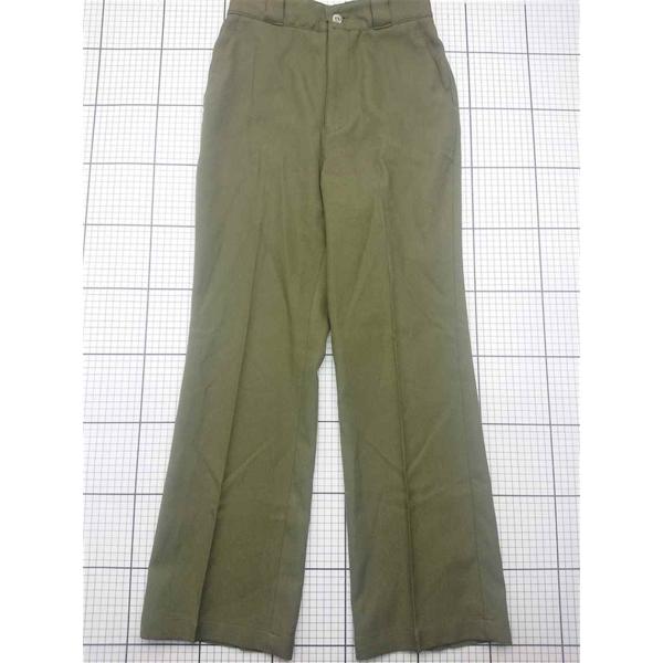 管理番号： 160403001959020260414ベースB/K付属品： 無<br>採寸はAIが1cm各の格子背景で行っております。素材： 画像参照色： サップ SUPP. 325-2002 ポリエステルパンツ カーキ系 サイ...