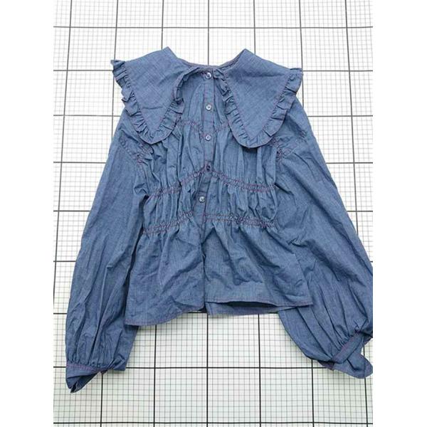 管理番号： 160403002254520260501ベースB/K付属品： 無<br>採寸はAIが1cm各の格子背景で行っております。素材： 画像参照色： ハローサンフランシスコ HELLO.SAN FRANCISCO フリルカ...