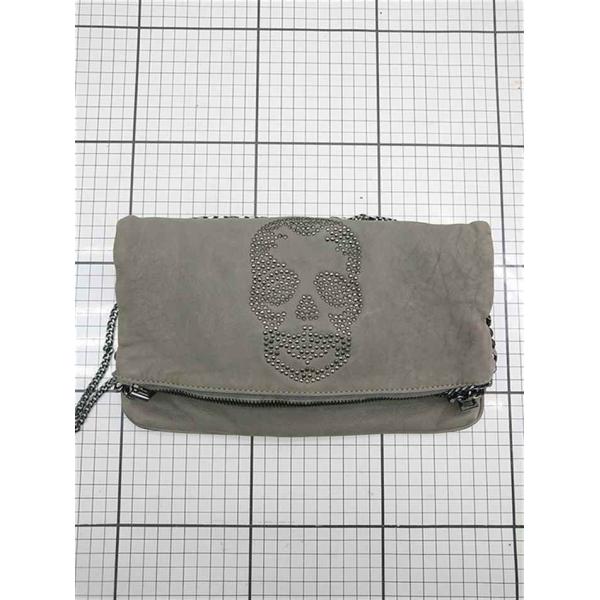 管理番号： 160403002411220260522ベースB/K付属品： 巾着<br>採寸はAIが1cm各の格子背景で行っております。素材： 画像参照色： ザディグ エ ヴォルテール Zadig &amp; Voltaire ...