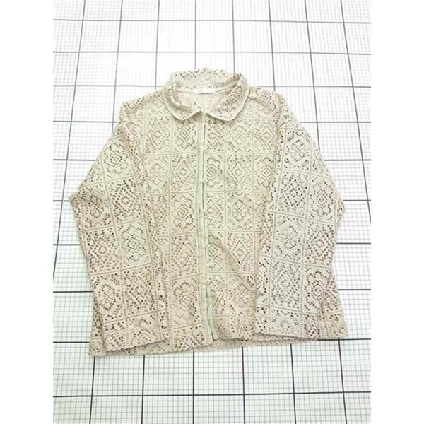 管理番号： 160403002442620260520ベースB/K付属品： 無<br>採寸はAIが1cm各の格子背景で行っております。素材： 画像参照色： エヘカソポ ehk? s?p? TYT-1711789 レースシャツ ベ...