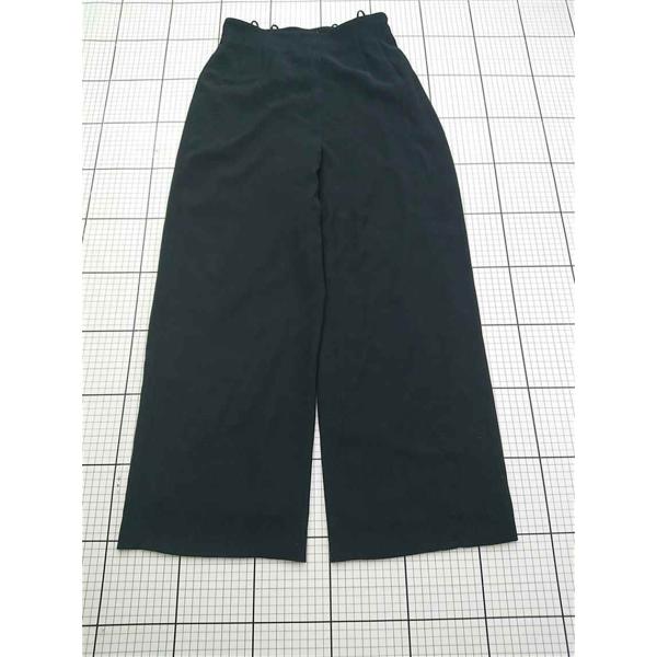 管理番号： 160403002522520260501ベースB/K付属品： 無<br>採寸はAIが1cm各の格子背景で行っております。素材： 画像参照色： ベルナール・ペリス Bernard Perris ワイドパンツ ブラック...