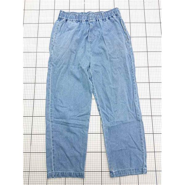 管理番号： 160403003035920260520ベースB/K付属品： 無<br>採寸はAIが1cm各の格子背景で行っております。素材： 画像参照色： メイクススタイル Makes Style! デニムイージーパンツ ライト...