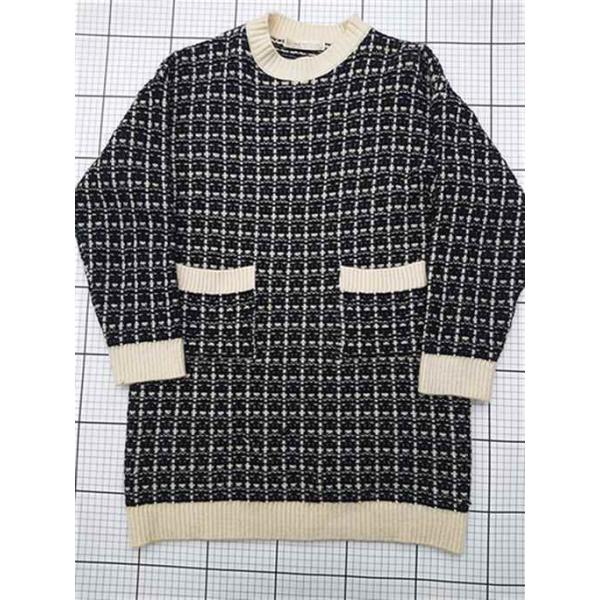 管理番号： 160408000333420260430ベースB/K付属品： 無<br>採寸はAIが1cm各の格子背景で行っております。素材： 画像参照色： イザベル・マチュー Isabel Matthieu ツイード調ニットチュ...